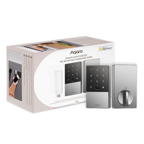 Aqara Smart Lock U100 智能輔助鎖連E1套裝【香港行貨】- Five 1 Store
